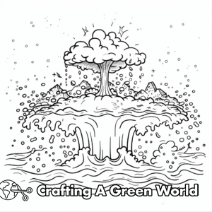 God Created The World Coloring Pages - Free & Printable!
