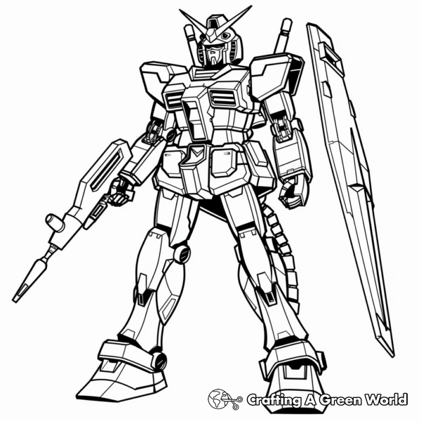 Gundam Coloring Pages - Free & Printable!