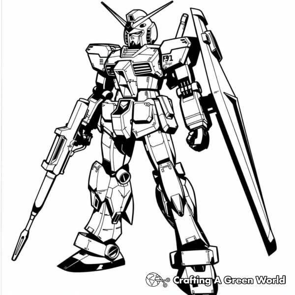 Gundam Coloring Pages - Free & Printable!