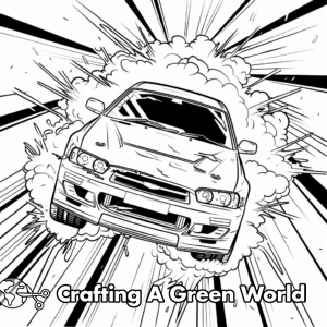 Fast And Furious Coloring Pages - Free & Printable!