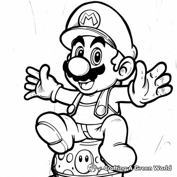 Mario Movie Coloring Pages - Free & Printable!