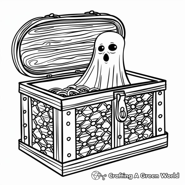 Treasure Chest Coloring Pages - Free & Printable!