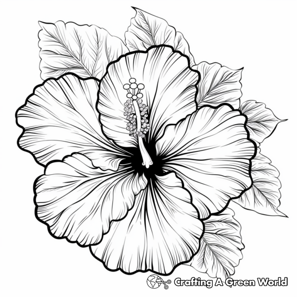 Realistic Flower Coloring Pages - Free & Printable!