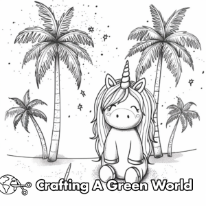 Kawaii Unicorn Coloring Pages - Free & Printable!