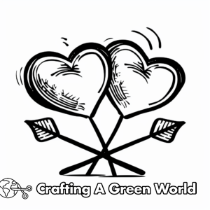 Two Hearts Coloring Pages - Free & Printable!