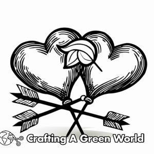 Two Hearts Coloring Pages - Free & Printable!