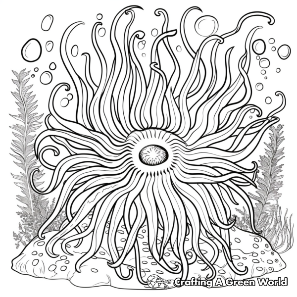 Sea Anemone Coloring Pages - Free & Printable!