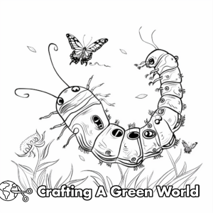 Caterpillar Coloring Pages - Free & Printable!