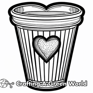 Cup Coloring Pages - Free & Printable!