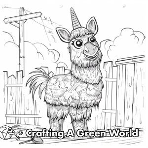 Pinata Coloring Pages - Free & Printable!