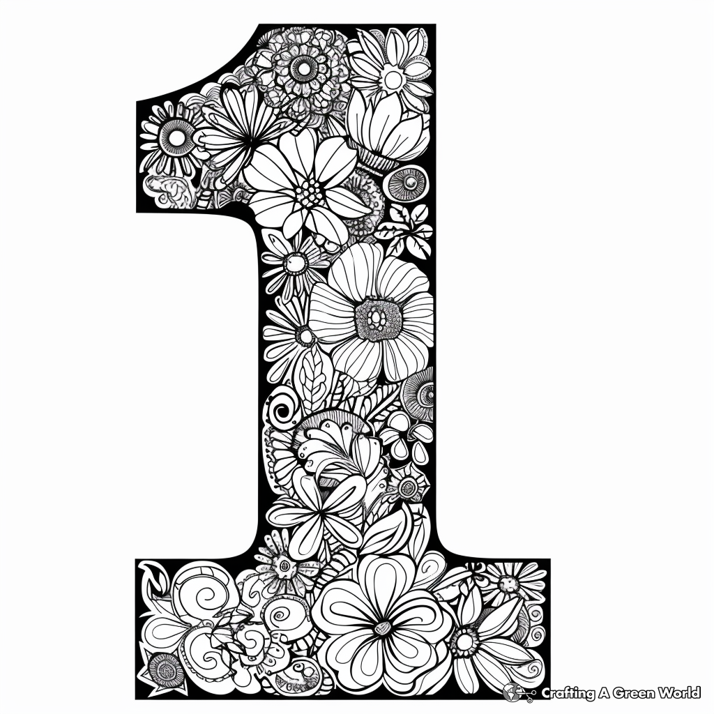 1 Coloring Sheet 1st Grade Coloring Pages Educational Coloring