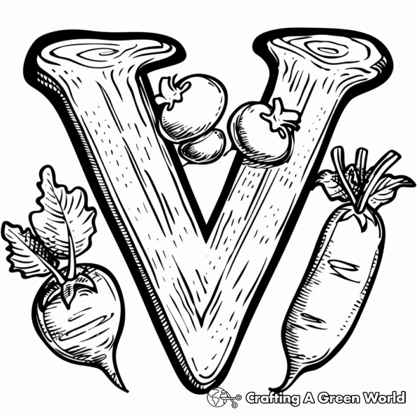 Letter V Coloring Pages - Free & Printable!