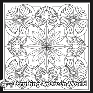 Square Coloring Pages - Free & Printable!