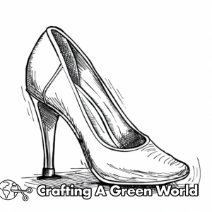 High Heel Coloring Pages - Free & Printable!