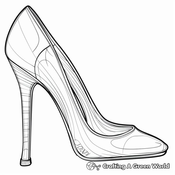 High Heel Coloring Pages - Free & Printable!