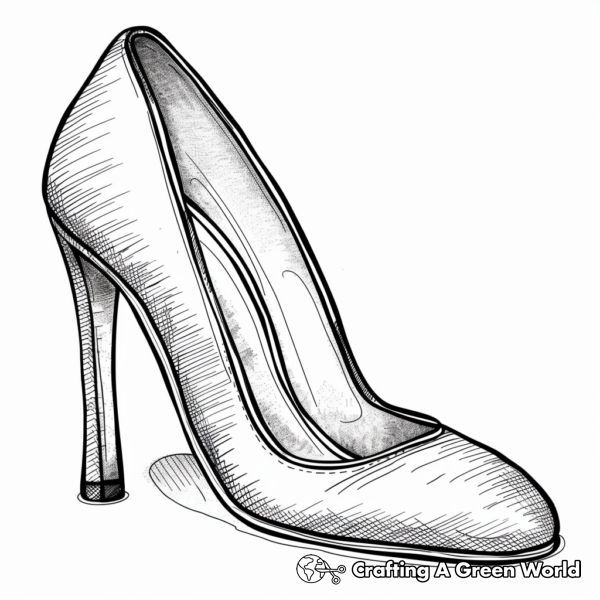 High Heel Coloring Pages - Free & Printable!