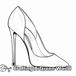 High Heel Coloring Pages - Free & Printable!