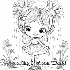 April Showers Coloring Pages - Free & Printable!