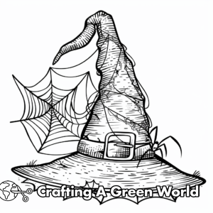 Witch Hat Coloring Pages - Free & Printable!