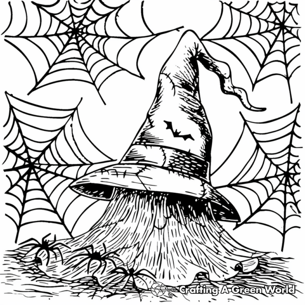 Witch Hat Coloring Pages - Free & Printable!