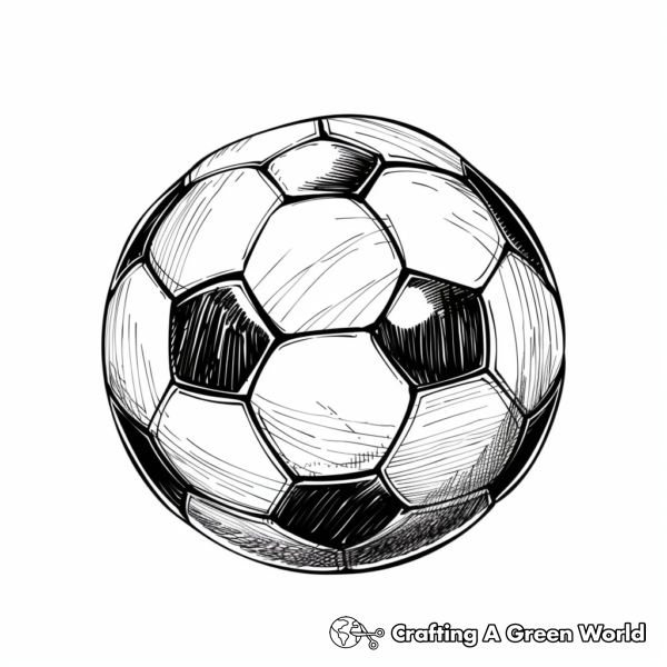 Soccer Ball Coloring Pages - Free & Printable!