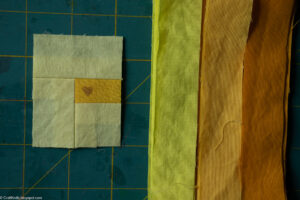 Sew a Mini Square in a Square Log Cabin Quilt Block • Crafting a Green ...