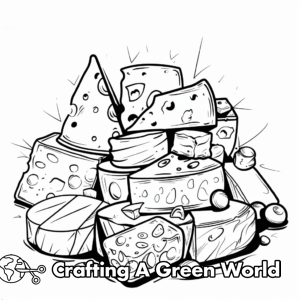 Cheese Coloring Pages - Free & Printable!