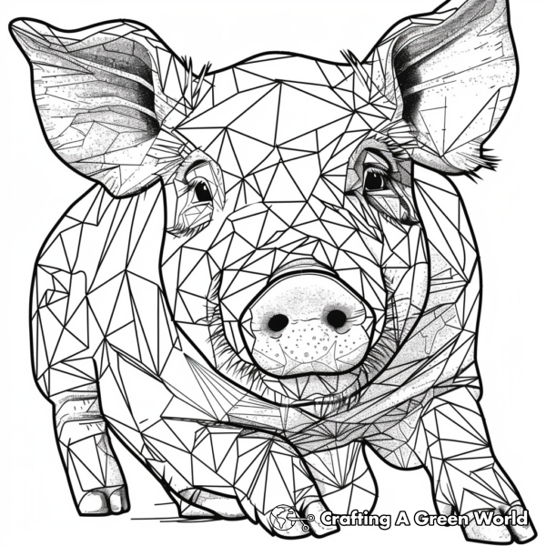 Pig For Adults Coloring Pages - Free & Printable!
