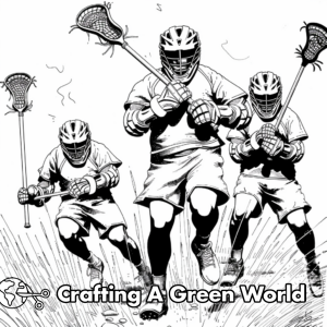 Lacrosse Coloring Pages - Free & Printable!