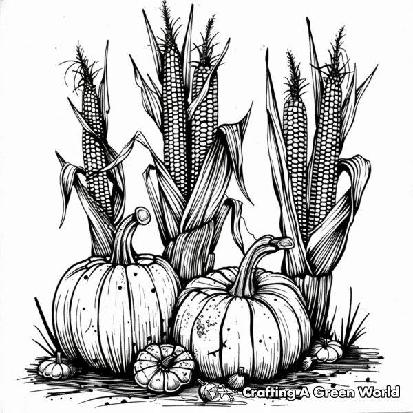 Free Cute Thanksgiving Coloring Pages - Free & Printable!