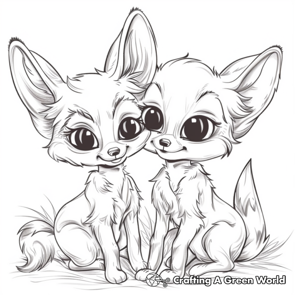Fennec Fox Coloring Pages - Free & Printable!