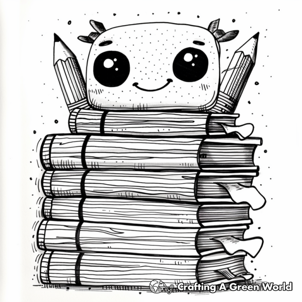 School Supplies Coloring Pages - Free & Printable!