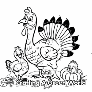Free Cute Thanksgiving Coloring Pages - Free & Printable!