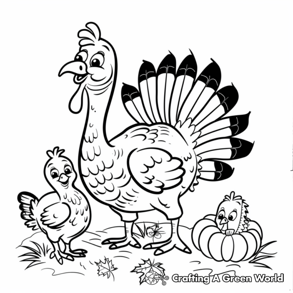 Free Cute Thanksgiving Coloring Pages - Free & Printable!