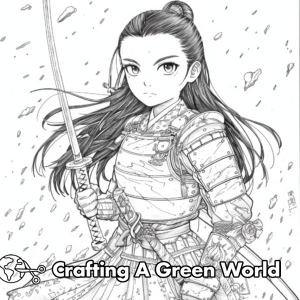 Anime Girl Full Body Coloring Pages - Free & Printable!