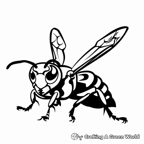 Hornet Coloring Pages - Free & Printable!
