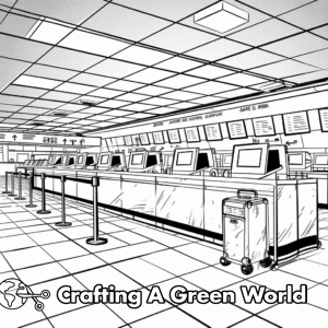 Airport Coloring Pages - Free & Printable!