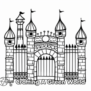 Amusement Park Coloring Pages - Free & Printable!