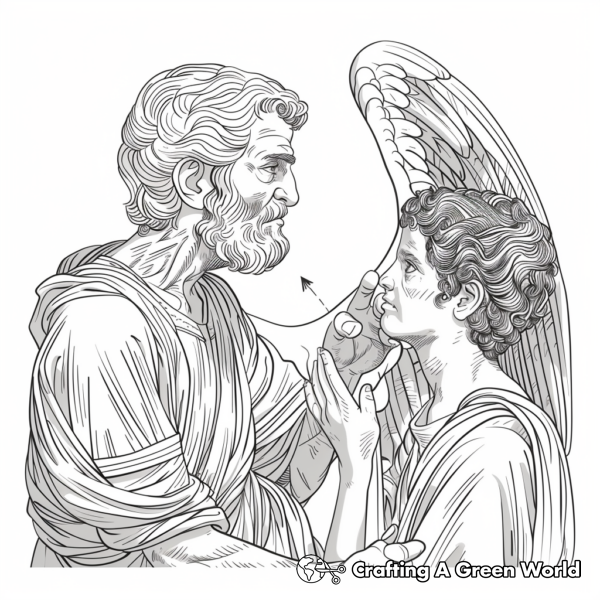 Abraham And Isaac Coloring Pages - Free & Printable!