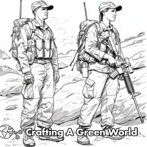 Realistic Army Coloring Pages - Free & Printable!