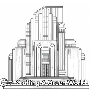 Architecture Coloring Pages - Free & Printable!