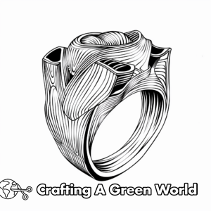Ring Coloring Pages - Free & Printable!