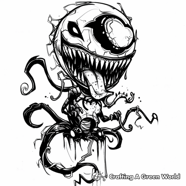Symbiote Coloring Pages - Free & Printable!