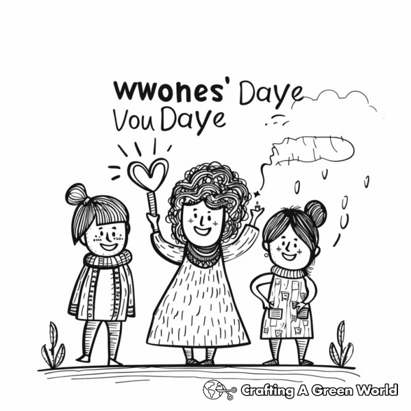International Women's Day Coloring Pages - Free & Printable!
