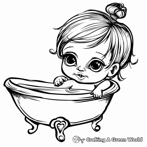 Baby Doll Coloring Pages - Free & Printable!