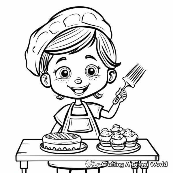 Kitchen Free Coloring Pages - Free & Printable!
