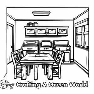 Room Coloring Pages - Free & Printable!