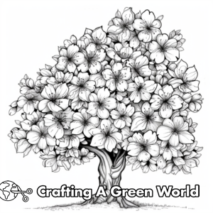 Sakura Coloring Pages - Free & Printable!