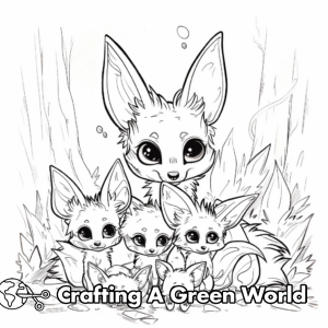 Fennec Fox Coloring Pages - Free & Printable!