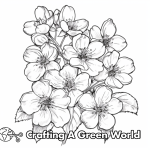 May Flowers Coloring Pages - Free & Printable!